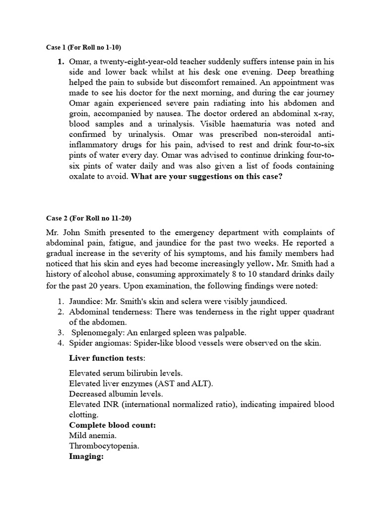 A1556134136 - 30893 - 30 - 2023 - Case Study Based Assignment BSC MLT 343 | PDF | Serology ...