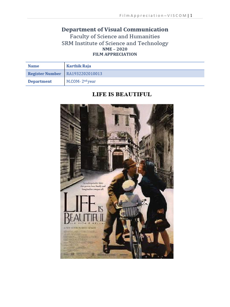 Life Is Beautiful | PDF