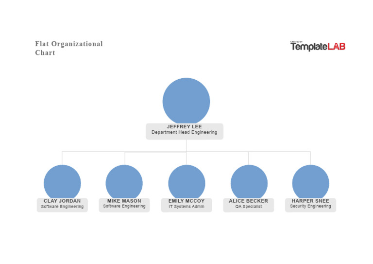 Flat-Organizational-Chart-Template-TemplateLab.com_ | PDF