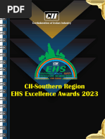 CII EHS Excellence Awards 2024 Overview | PDF | Risk | Occupational ...