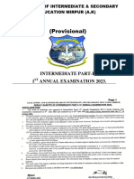 FBISE E SHEET English-SSC Part-1-20 Pages | PDF