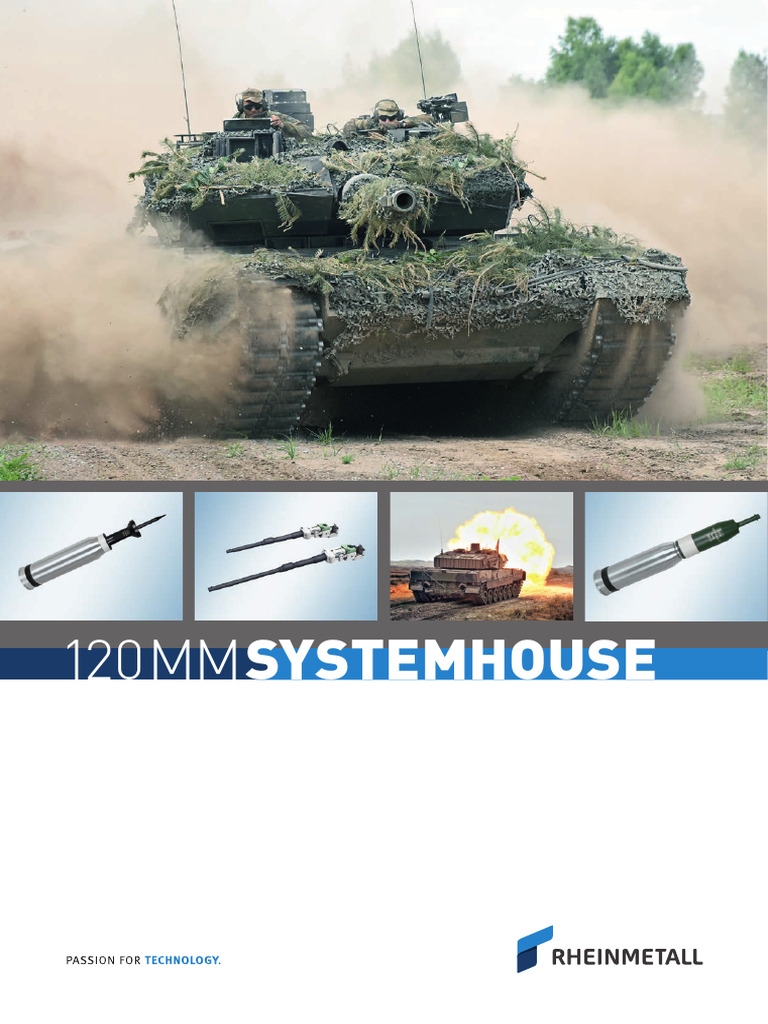 Rheinmetall 120mm Brochure | PDF | Tanks | Hazards
