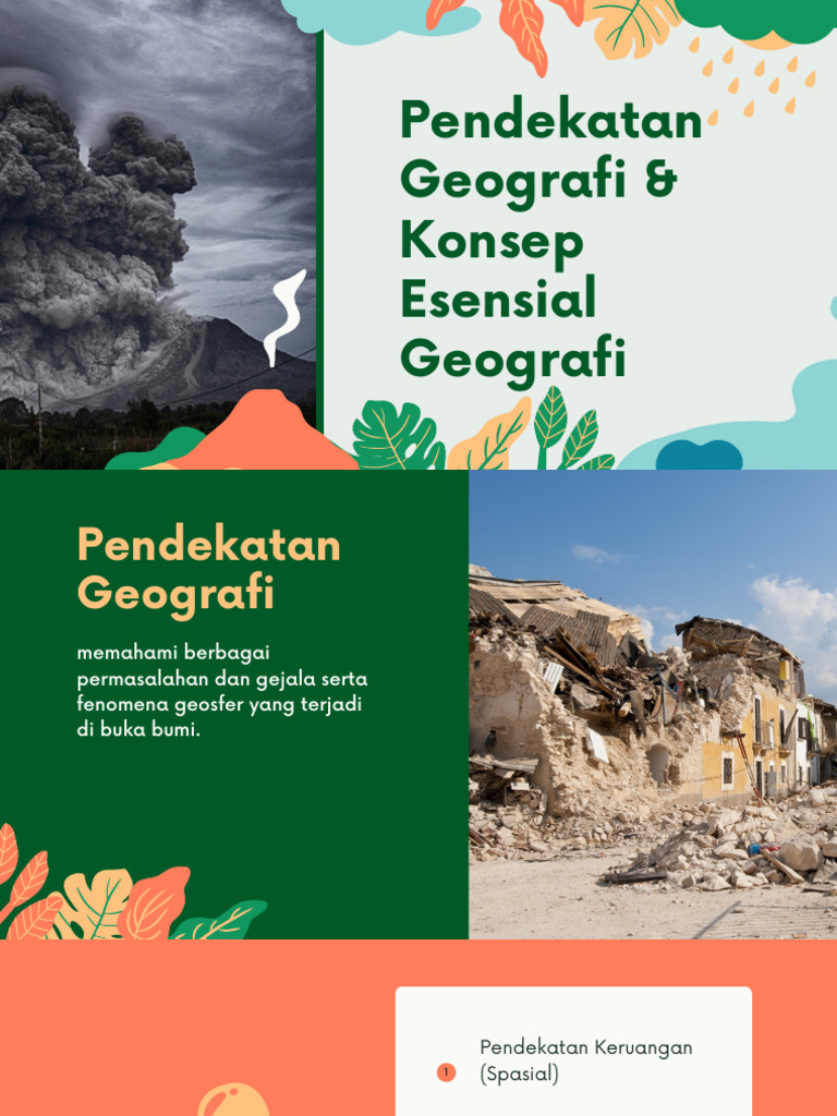 Pendekatan Geografi & Konsep Esensial Geografi | PDF