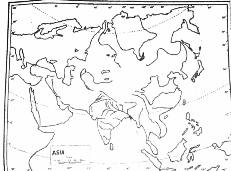 8th -Asia blank map | PDF