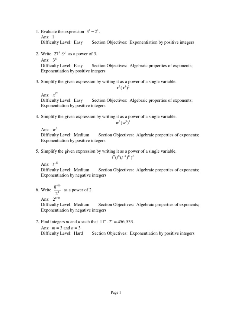 ch02 Section3 | PDF | Exponentiation | Function (Mathematics)