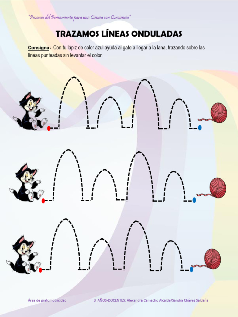 TRAZAMOS LÍNEAS ONDULADAS | PDF