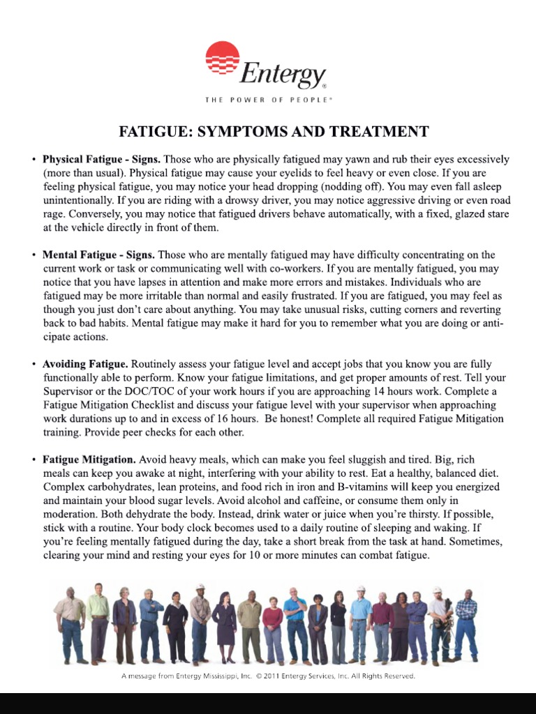 Fatigue Mitigation Flyer 2011 | PDF