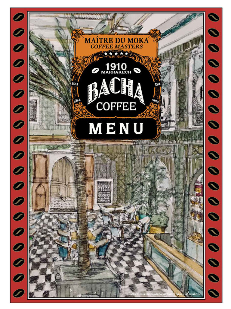 Dar El Bacha Marrakech Menu | PDF