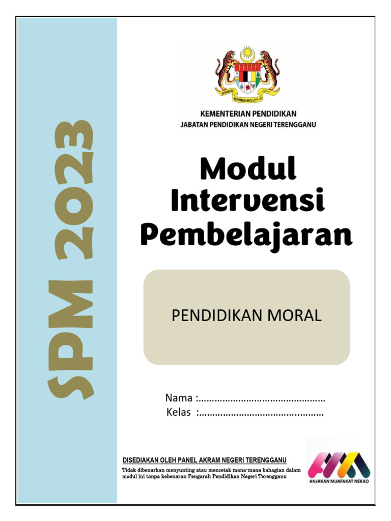 Mip SPM 2023 Pendidikan Moral | PDF