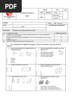Prueba 2D 3D Segundo Básico | PDF | Triángulo | Geometría euclidiana