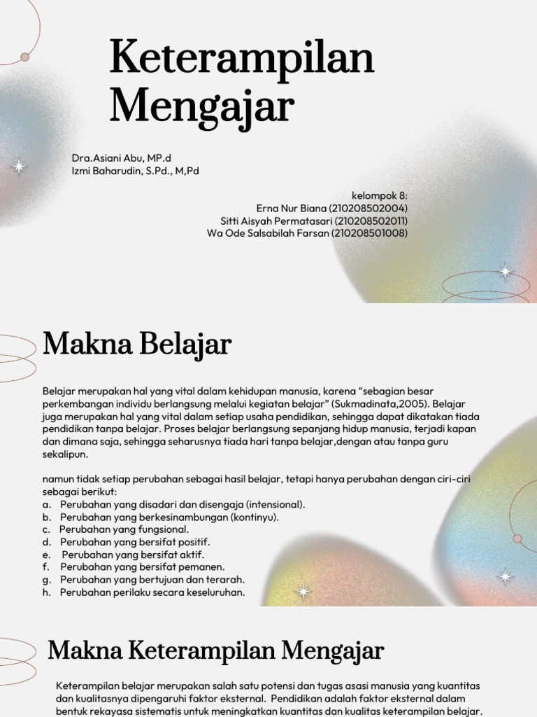 KLP 8 Strategi Belajar Mengajar | PDF