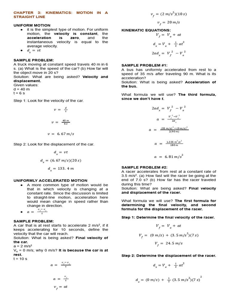 Reviewer On General Physics 1 | PDF