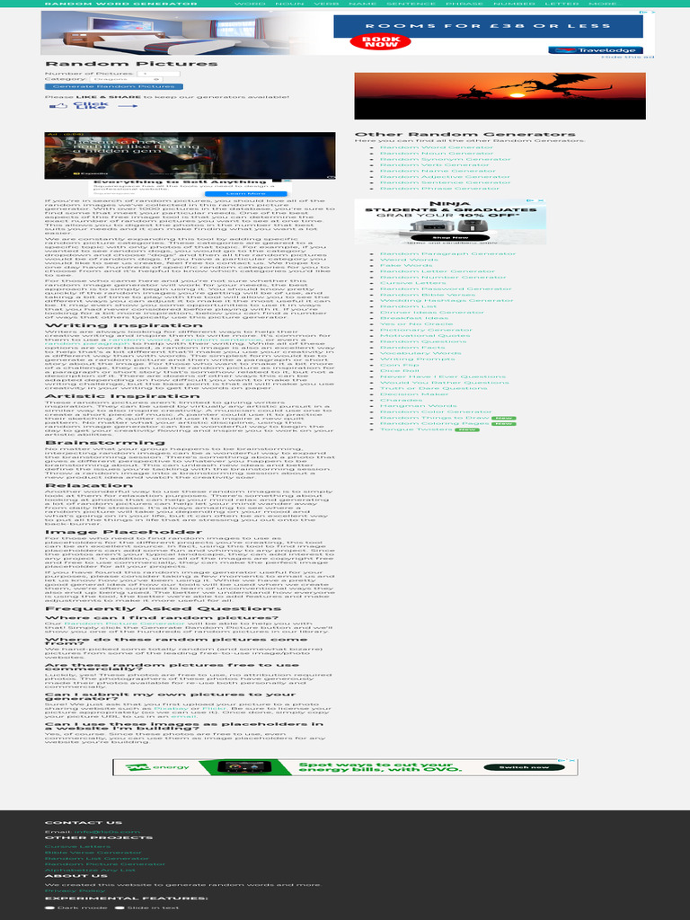 Random Pictures - 1000+ Random Images | PDF