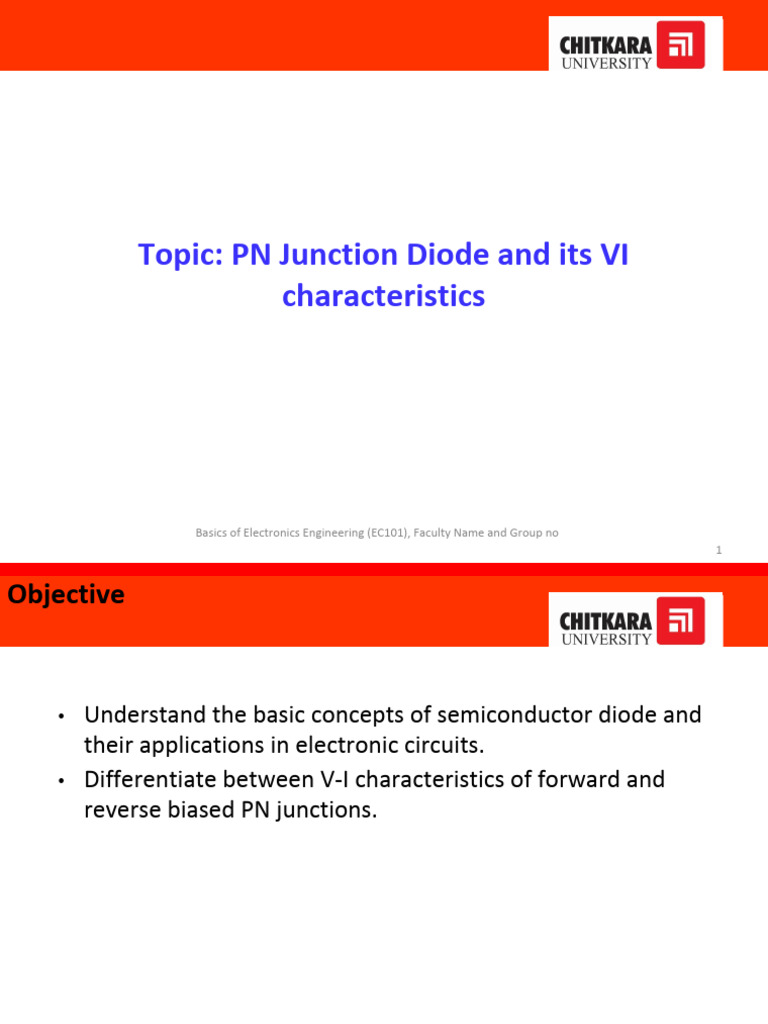 PN Junction | PDF | P–N Junction | Diode