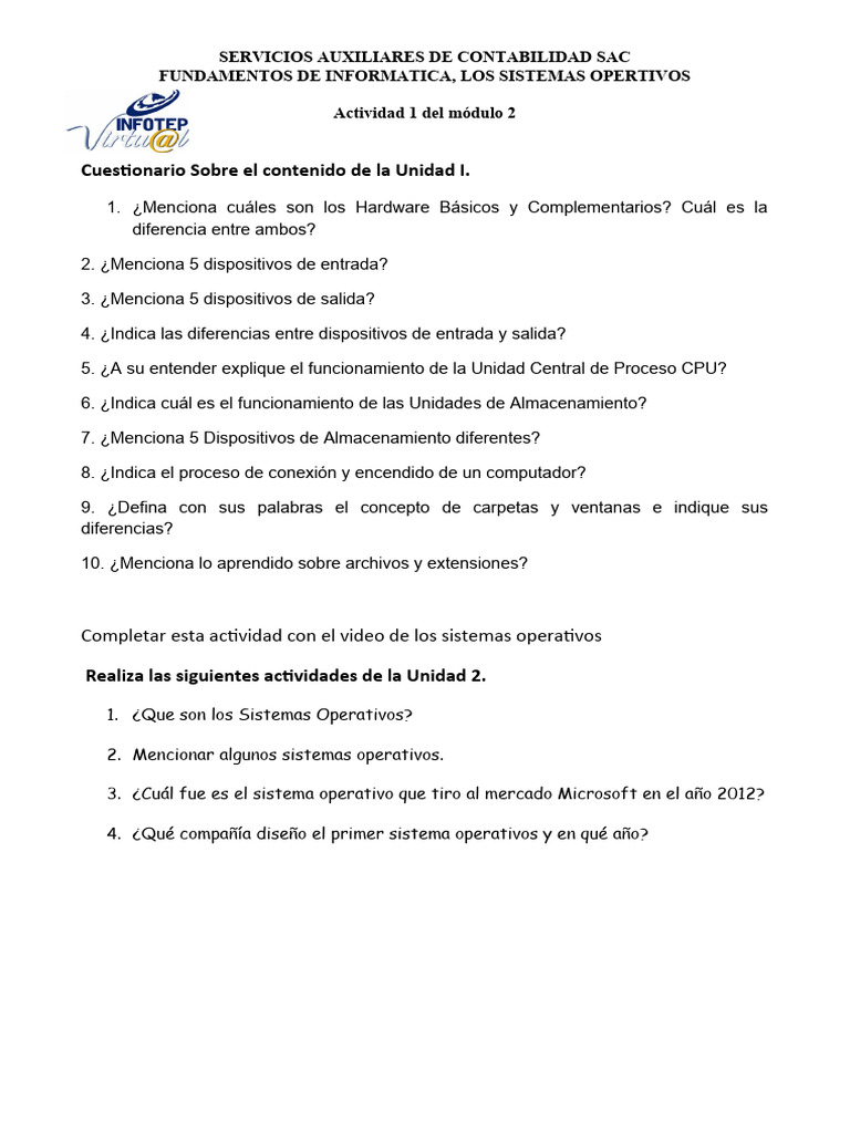 Actividad 1 Del Módulo 2 Pdf