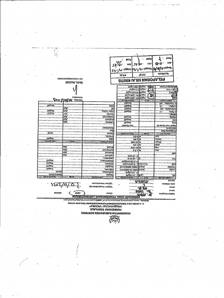 5.3.2.b Telaah Buku Pencatatan Hasil Laboratorium-2 | PDF
