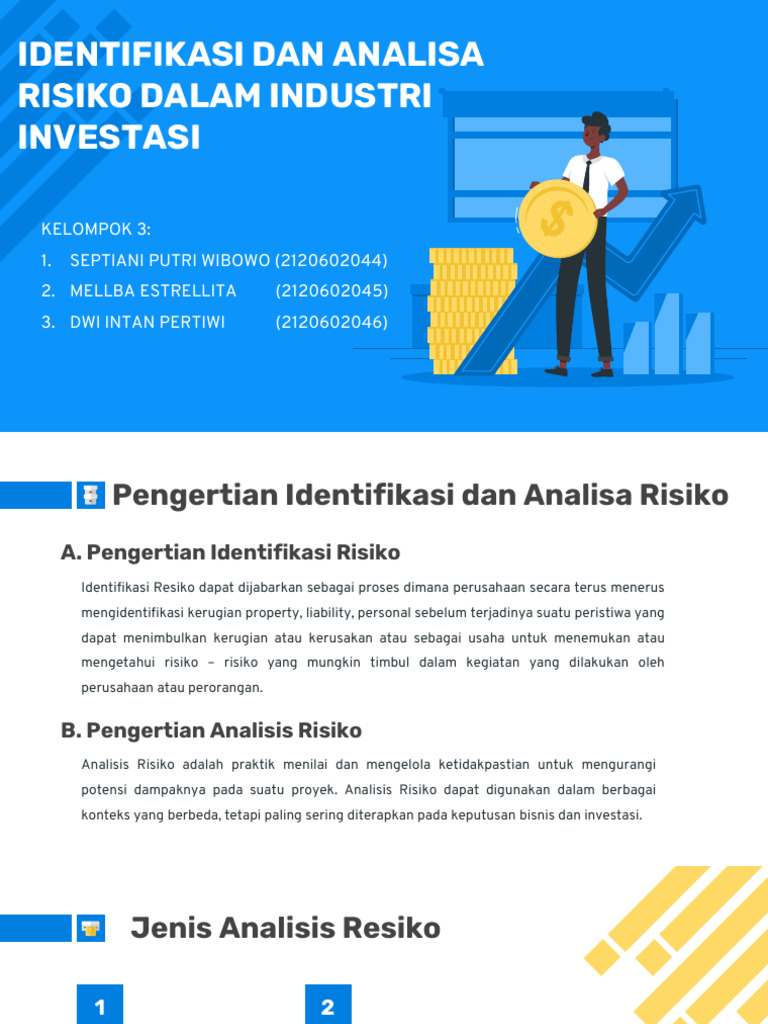 Identifikasi Dan Analisa Resiko Dalam Industri Investasi | PDF