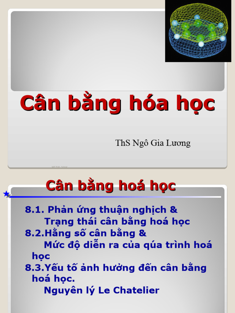 HDC - Can Bang Hoc Hoc | PDF