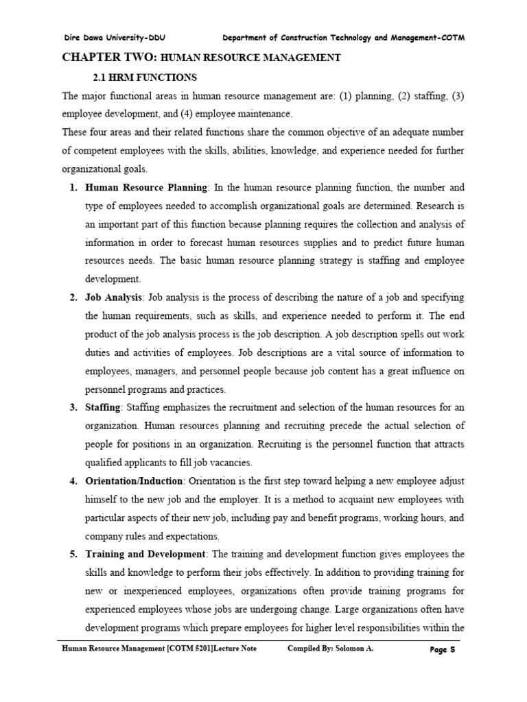 HRM Chapter 2 | PDF | Human Resources | Human Resource Management
