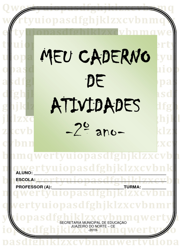 Cadeno de Atividades 2º Ano.. | PDF