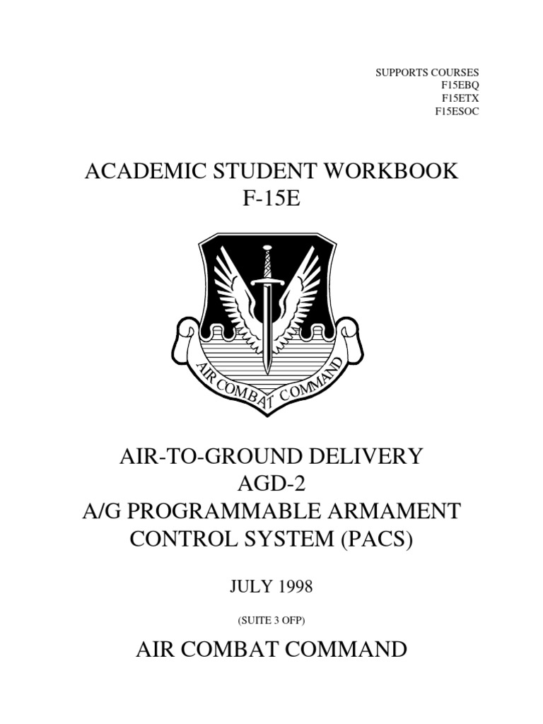 AGD-2 Air-To-Ground Programmable Armament Control System | PDF