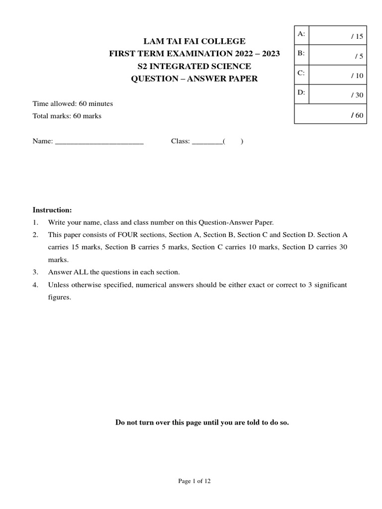 2223-IS-S2-T1-Exam - Question Paper | PDF