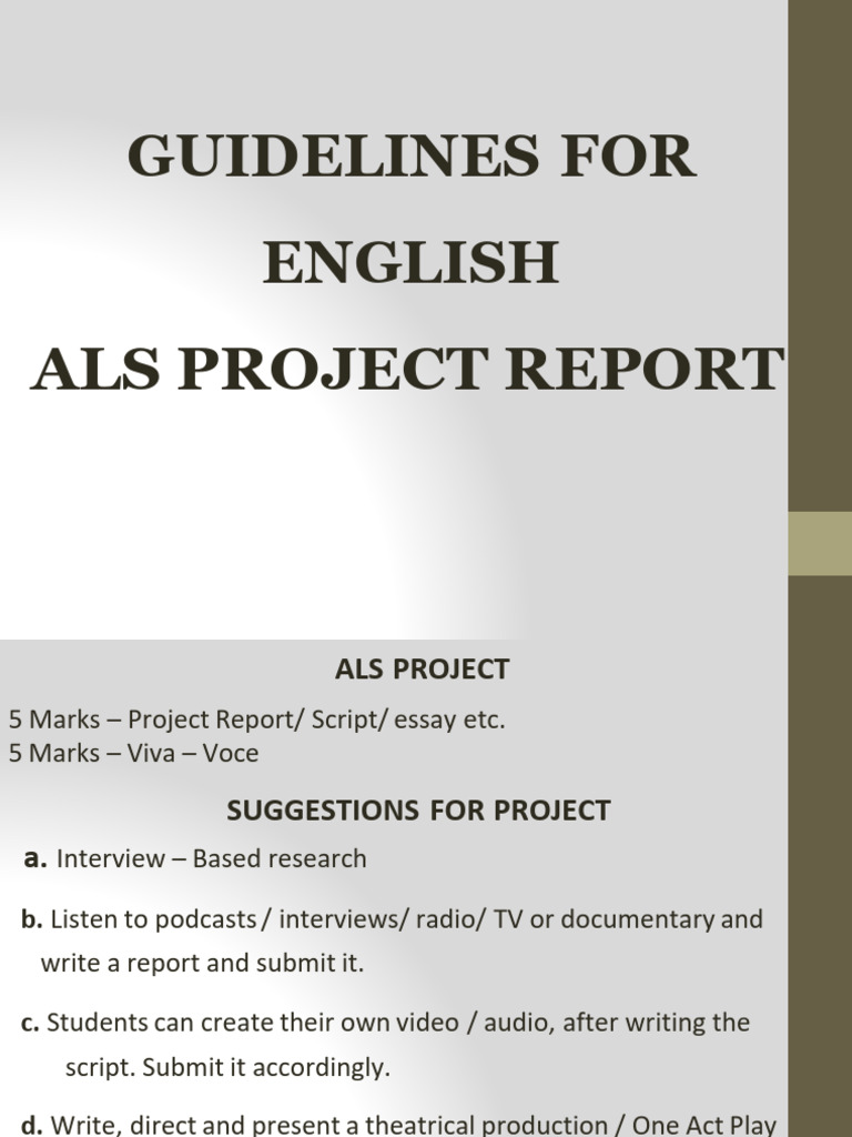 Als Eng Project 23-24 | PDF | Essays | Behavior Modification