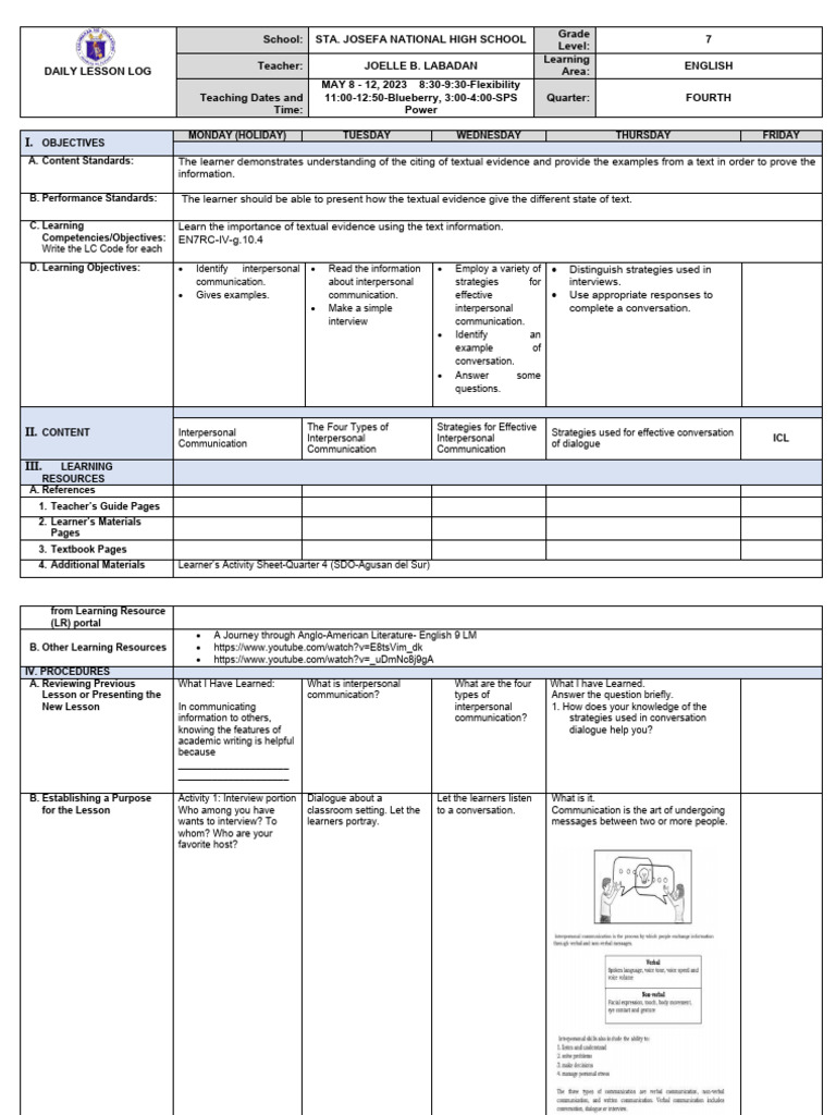G DLL - New Format | PDF | Communication | Learning G DLL - New Format | PDF | Communication | Learning
