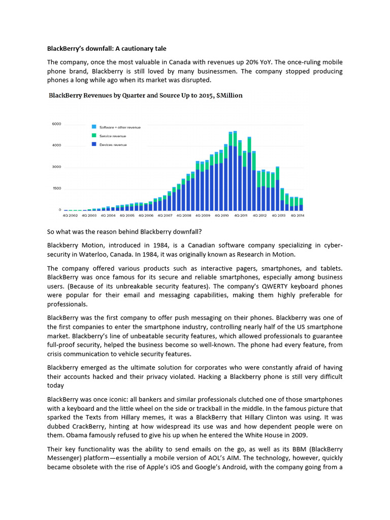 Blackberry - Case Study | PDF