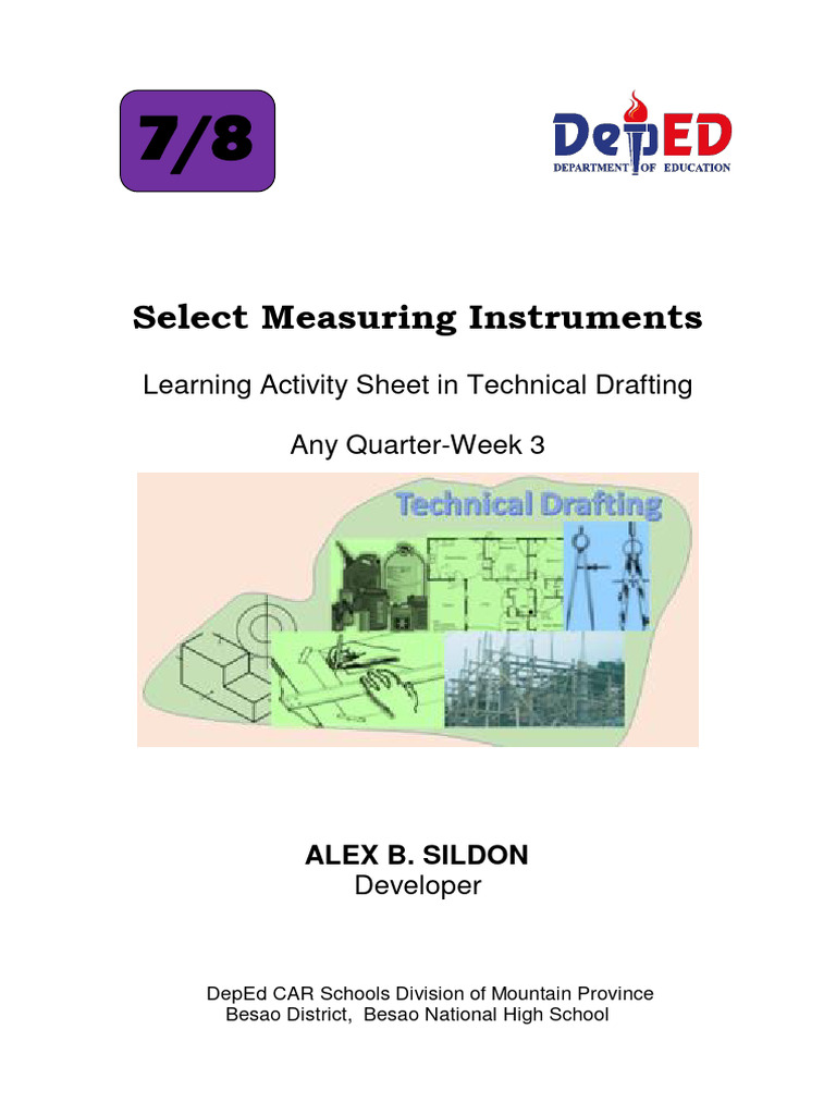 Technical Drafting - G7 - 8 - Week 3 LAS | PDF