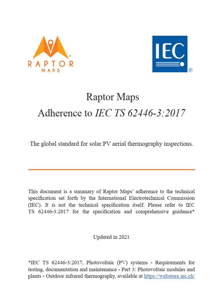 Solar PV Inspection Compliance | PDF | Thermography | Infrared