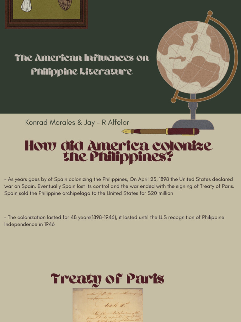 The American Influences On Philippine Literature | PDF | Philippines