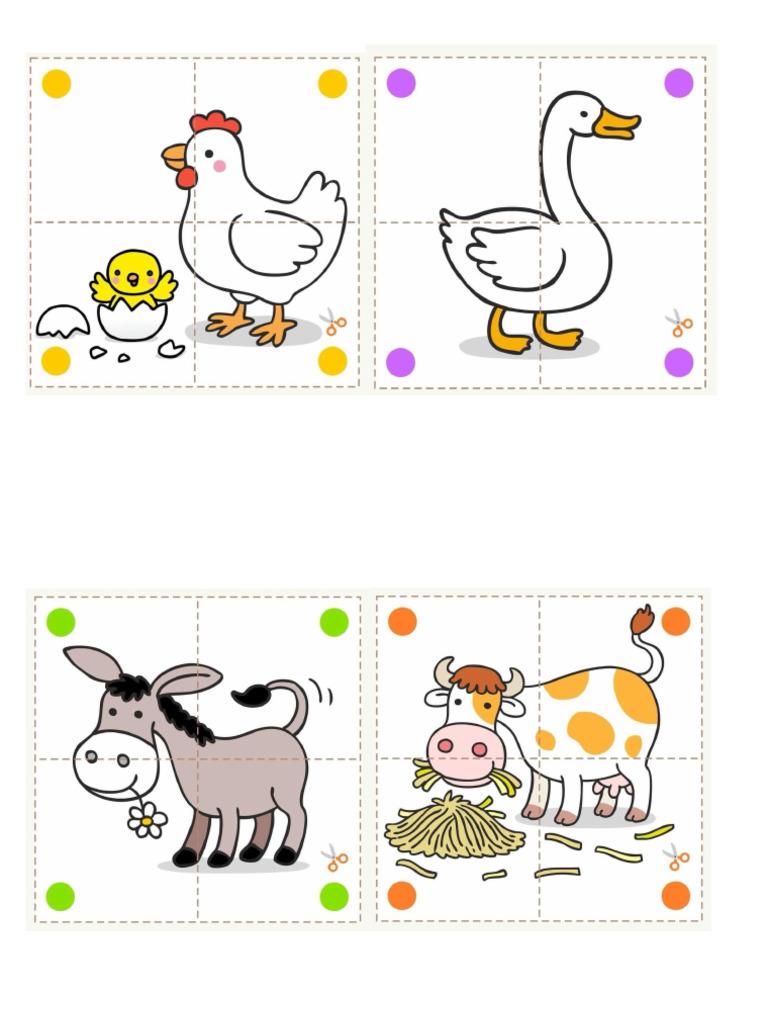 Rompecabeza de Animales | PDF