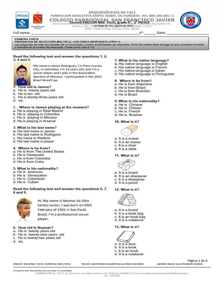 Comprensión De Lectura Sexto Grado Pdf