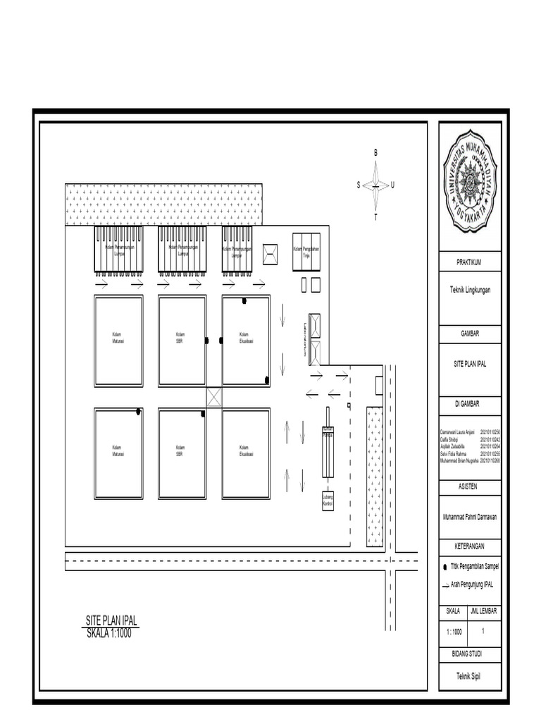 Denah Ipal F1_ACC | PDF