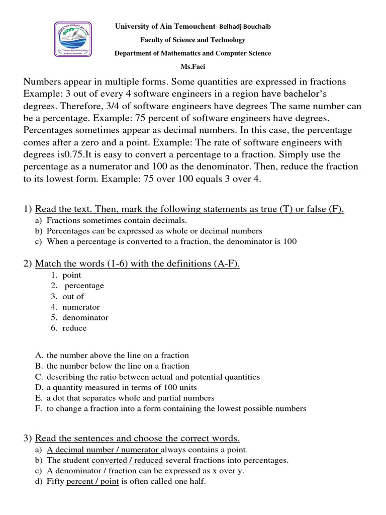 Lecture 04 | Download Free PDF | Percentage | Decimal Lecture 04 | Download Free PDF | Percentage | Decimal