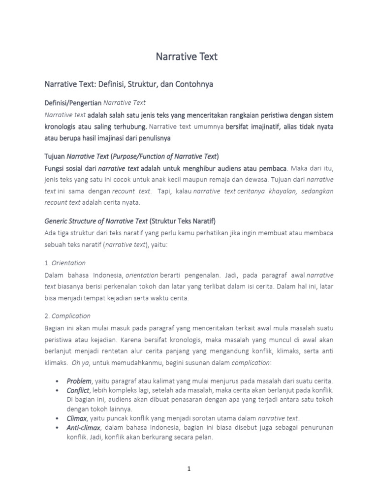 Narrative Text | PDF