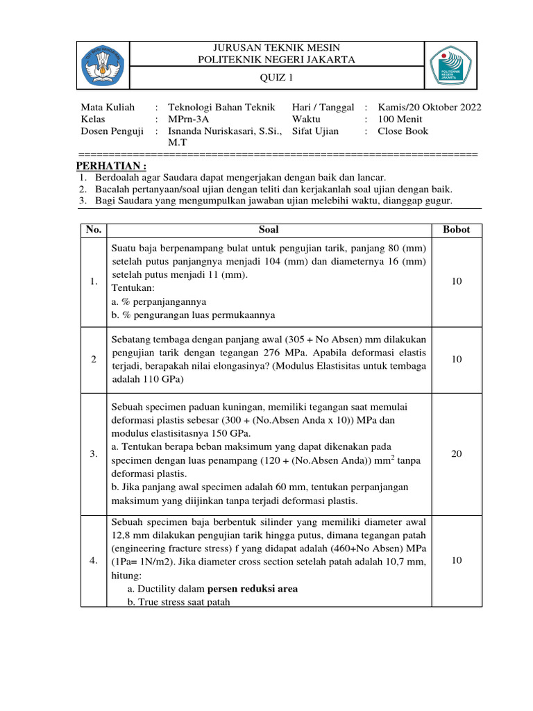 Quiz Week 6 - TBT - 3a | PDF