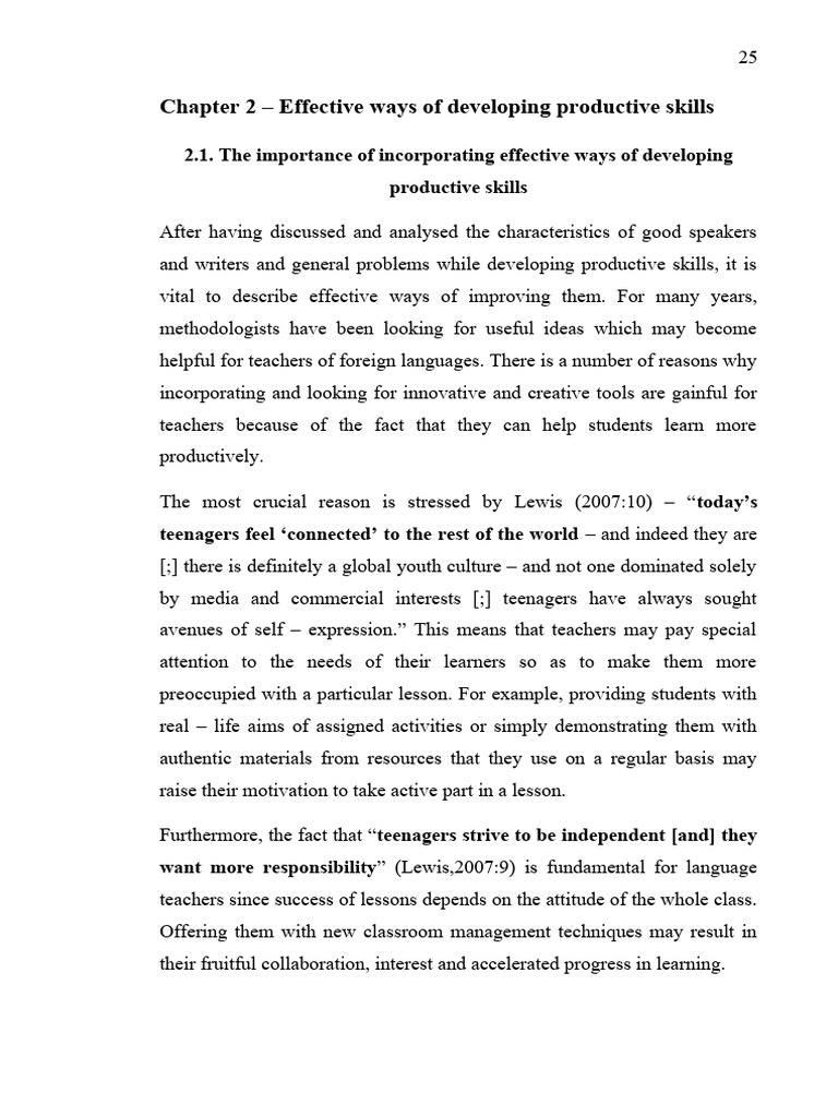 Chapter 2 | PDF | Teachers | Learning