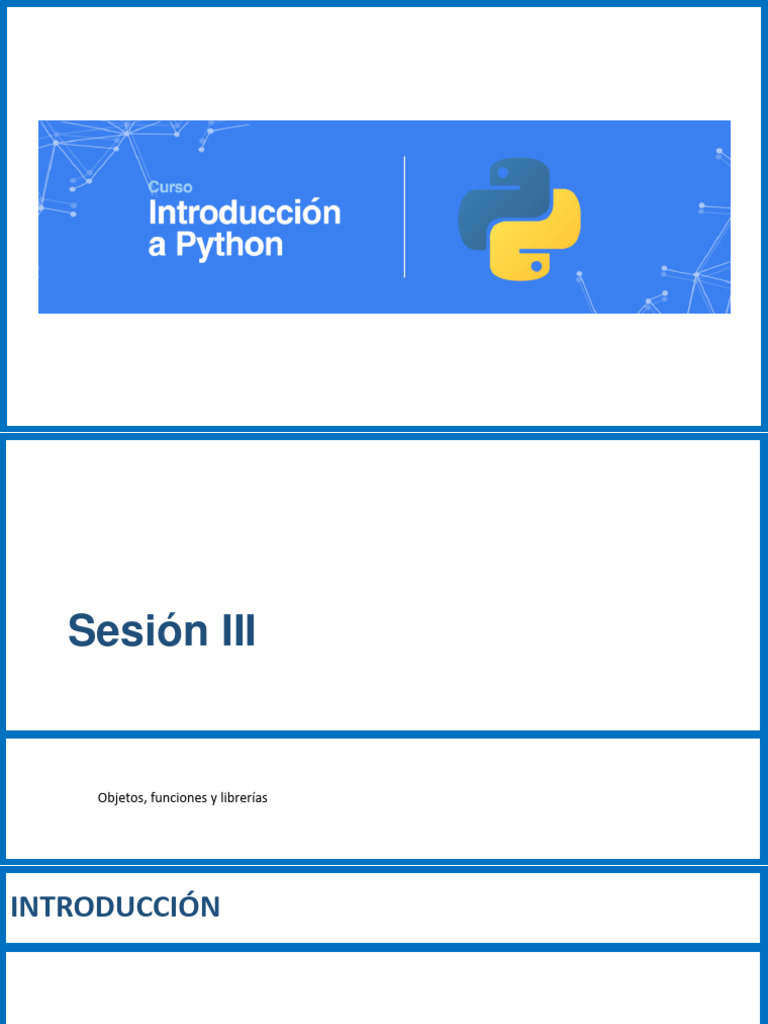 Python 3 | PDF | Objeto (informática) | Python (lenguaje de programación) Python 3 | PDF | Objeto (informática) | Python (lenguaje de programación)