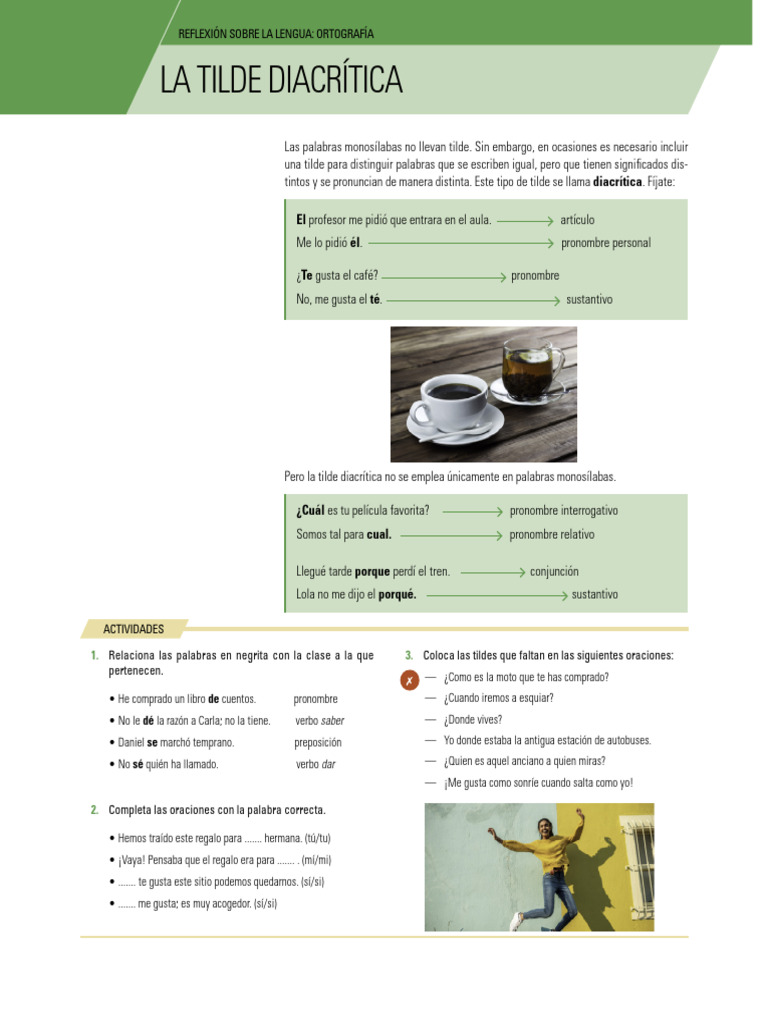 La Tilde Diacrítica | PDF | Comunicación humana | Unidades Semánticas