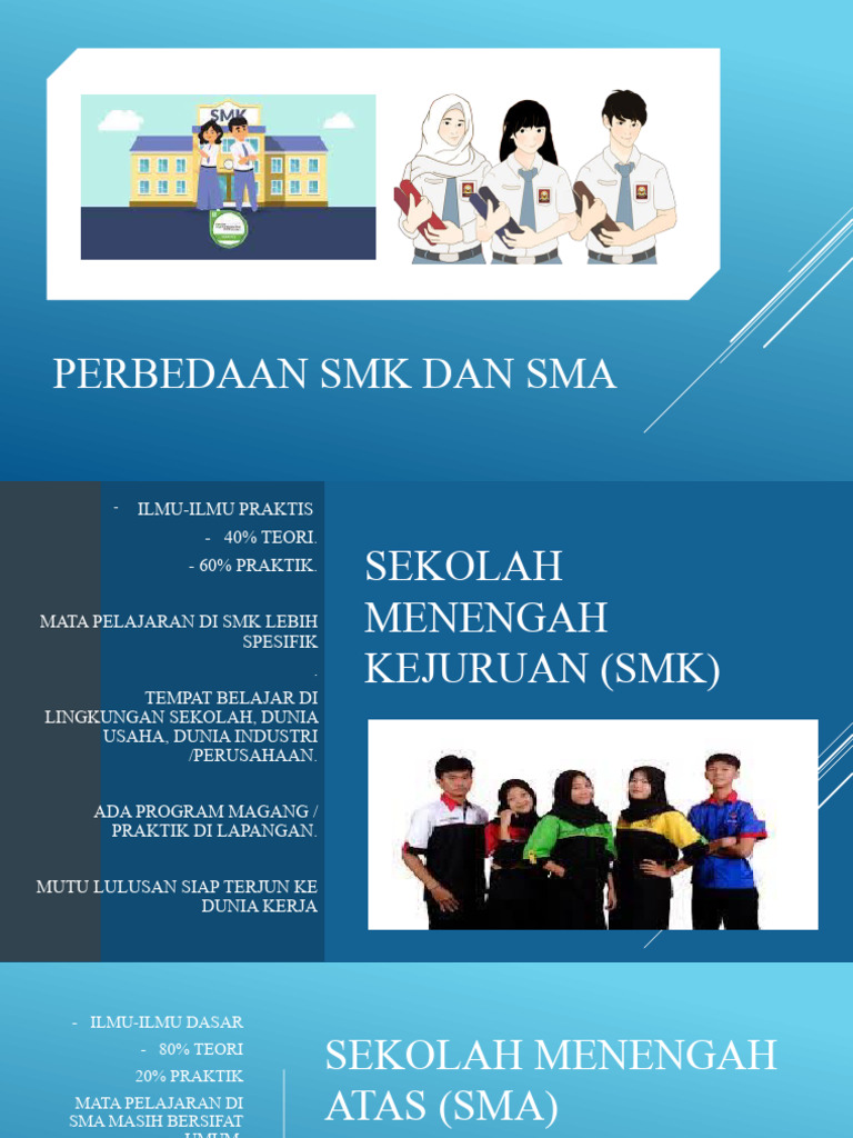 Perbedaan SMK Dan Sma | PDF