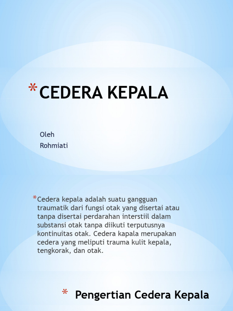 Cedera Kepala | PDF