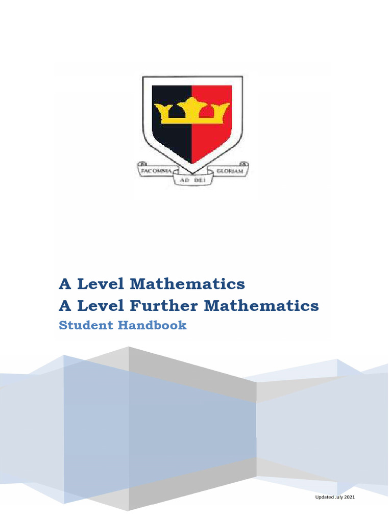 A-Level Maths Guide for Students | PDF | Mathematics | Force
