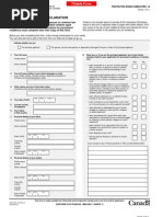 Canada IMM5257B Schedule 1 Form | PDF | Canada | Police