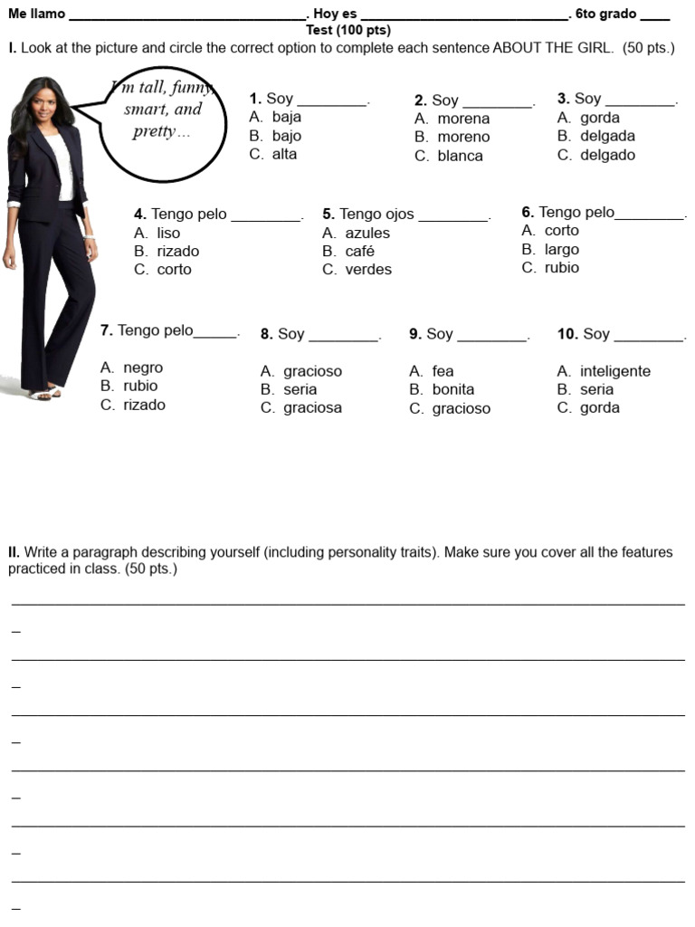 EXAMEN Descripcion Fisica | PDF