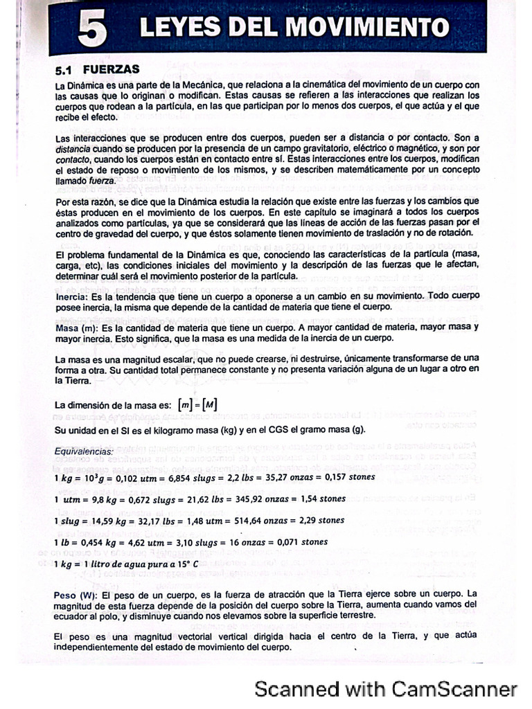 Fuerzas y Leyes de Newton | PDF