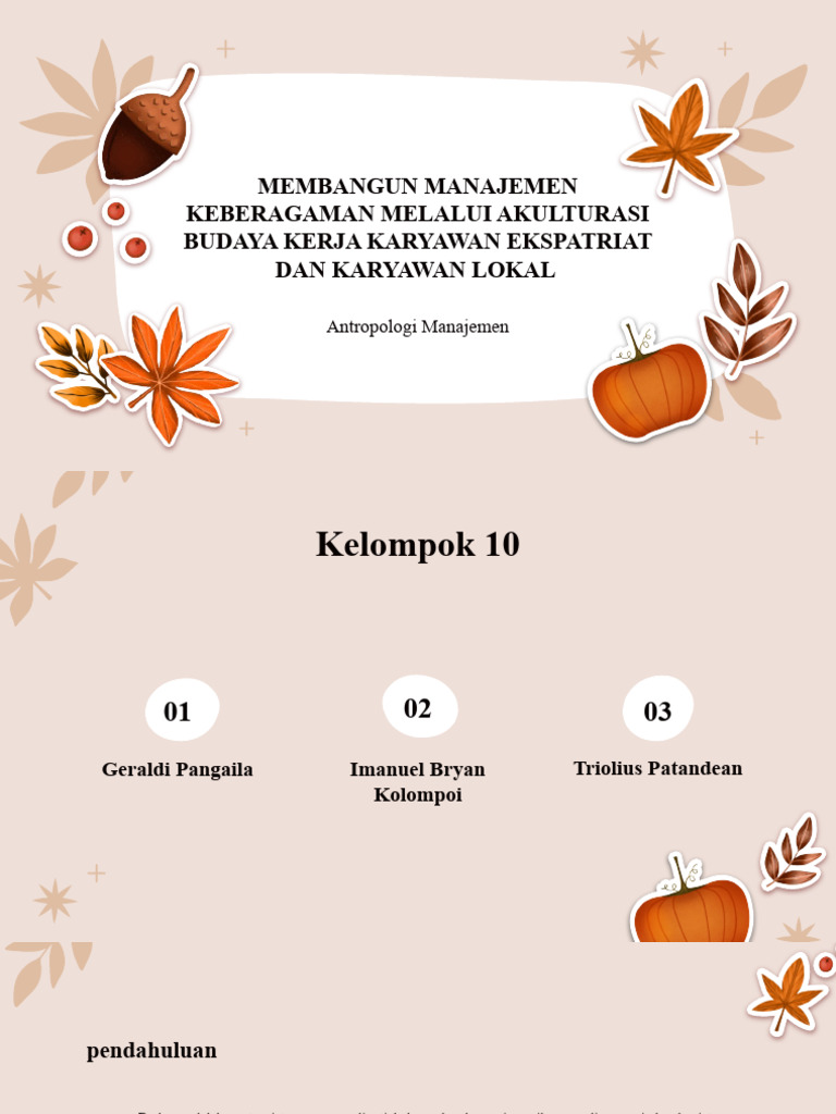Akulturasi Budaya Kerja PT NHM | PDF