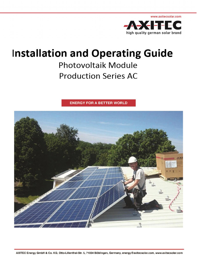 Manual EN | PDF | Solar Panel | Photovoltaic System