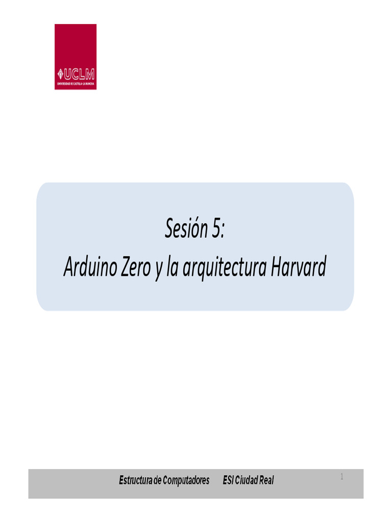 Sesion 5 Arduino Harvard | PDF